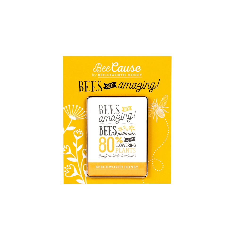 Bee Cause 'Bees Are Amazing!' Flower Pollination Magnet | Beechworth Honey